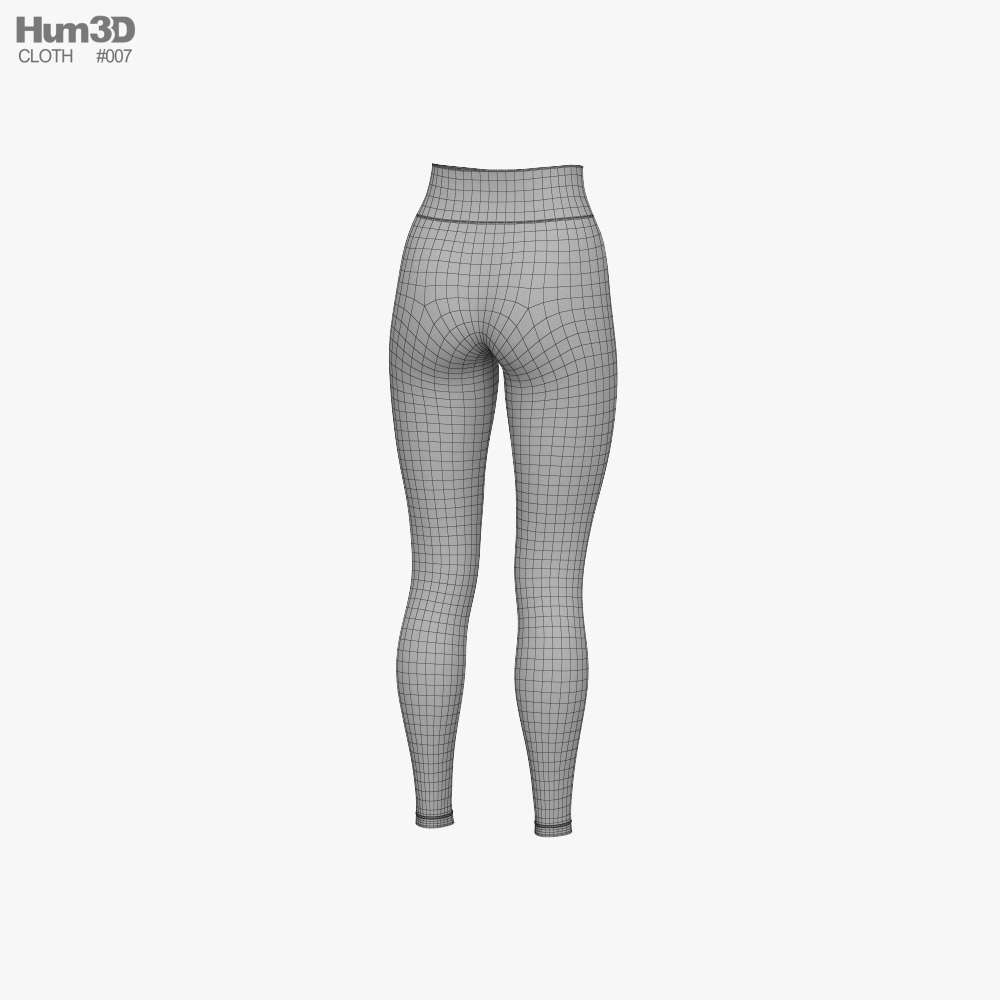 Leggings 3D model - Download Sportswear on 3DModels.org