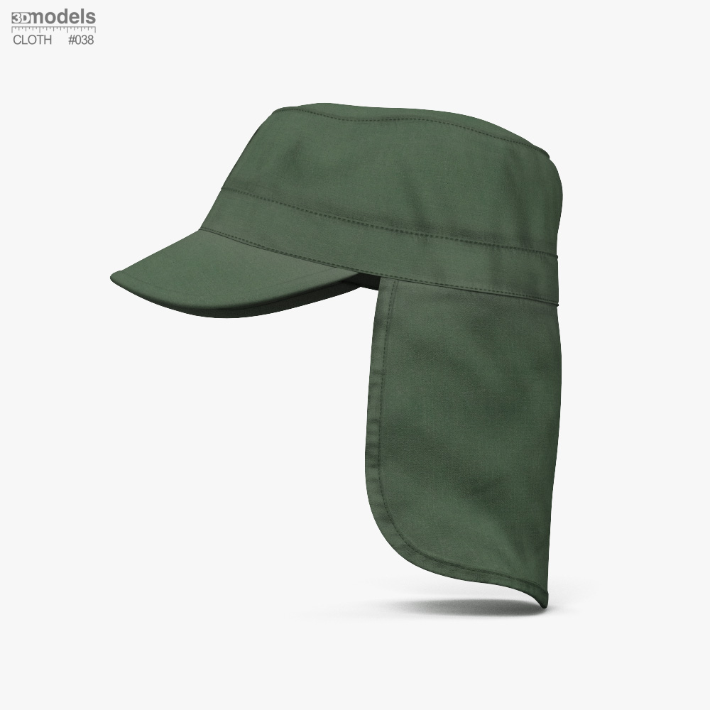Legion Cap 3D model - Download Hats on 3DModels.org
