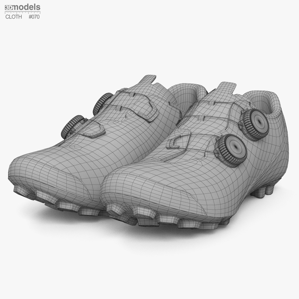 Specialized Recon 3.0 MTB Cycling Shoes 3D model - Download Shoes on ...