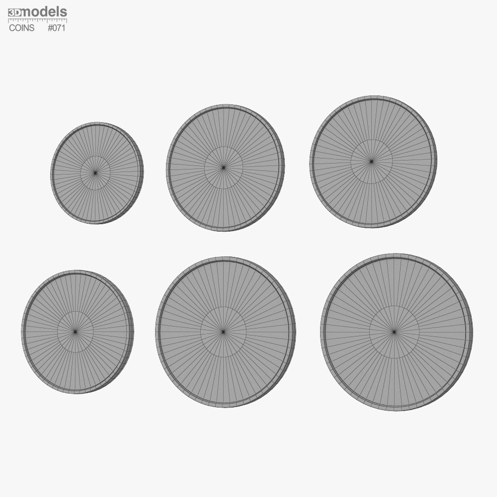 Indian Coins Collection 3D model - Download Coins, Banknotes on ...
