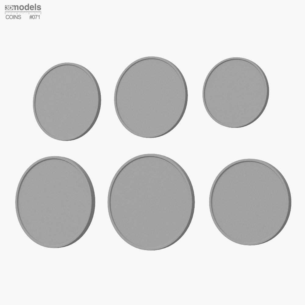 Indian Coins Collection 3D model - Download Coins, Banknotes on ...
