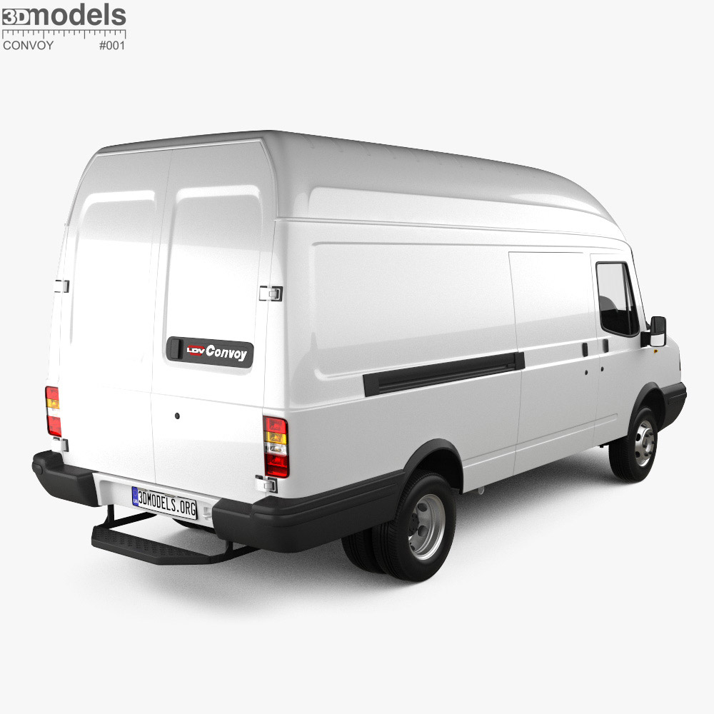 Convoy LDV 2002 3D model - Download Van on 3DModels.org