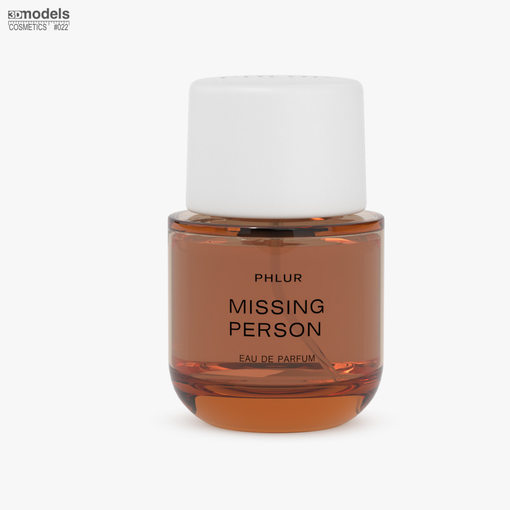 Phlur Missing Person Eau de Parfum 3D model - Download Health and ...