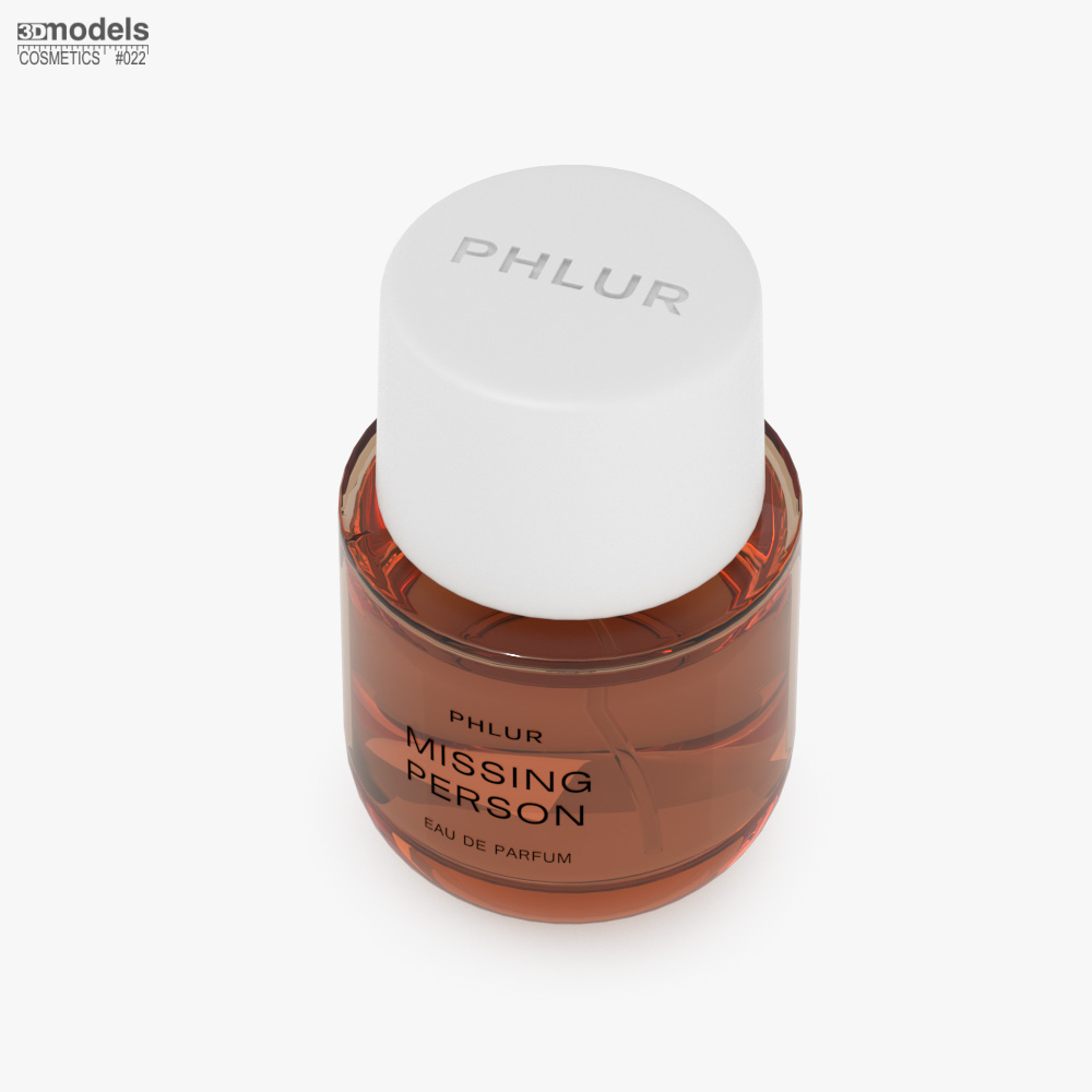 Phlur Missing Person Eau de Parfum 3D model - Download Health and ...