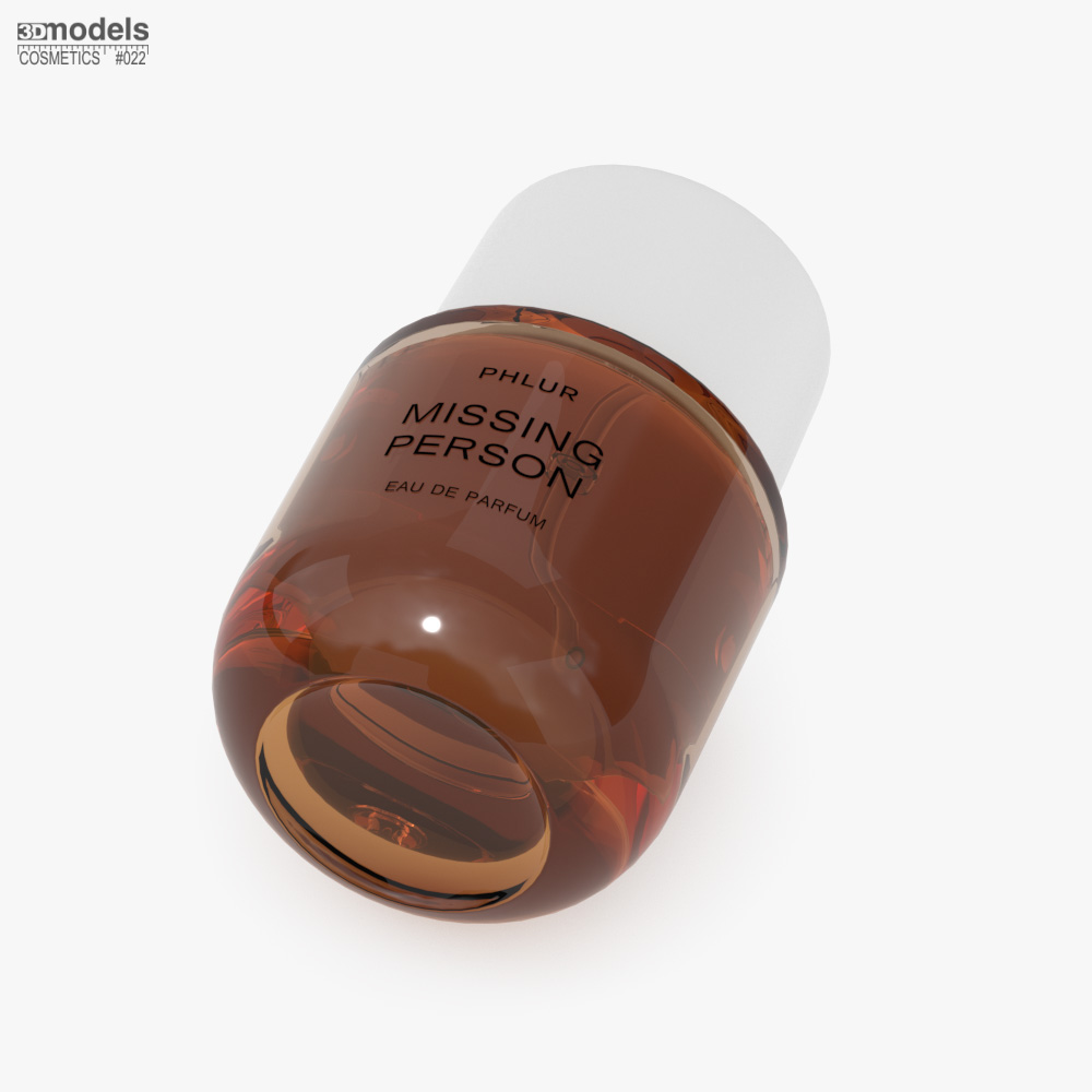 Phlur Missing Person Eau de Parfum 3D model - Download Health and ...