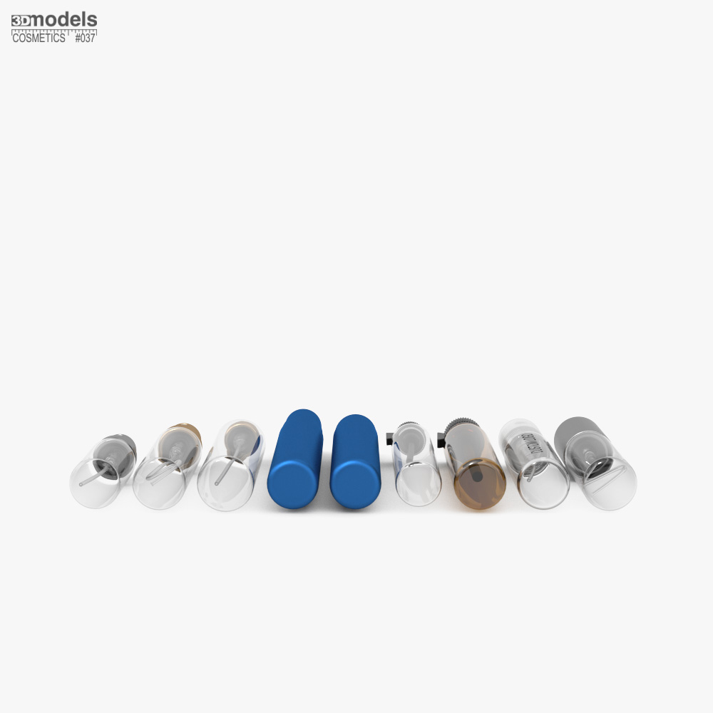 Perfume Sample Bottles 3D model - Download Health and Beauty on ...