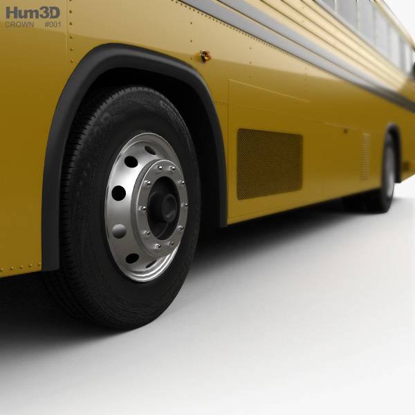Crown Supercoach bus 1977 3D model - Download Bus on 3DModels.org