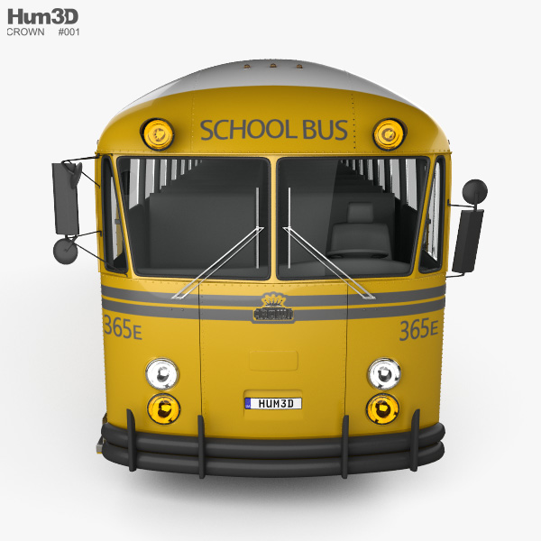 Crown Supercoach bus 1977 3D model - Download Bus on 3DModels.org