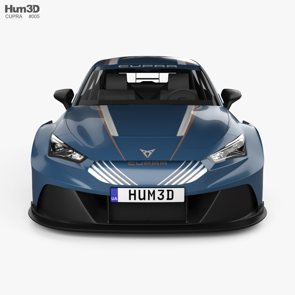 Cupra Leon e-Racer 2022 3D model - Download Sports car on 3DModels.org