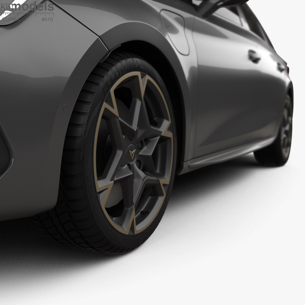 Cupra Leon sportstourer eHybrid 2025 3D model - Download Wagon car on ...