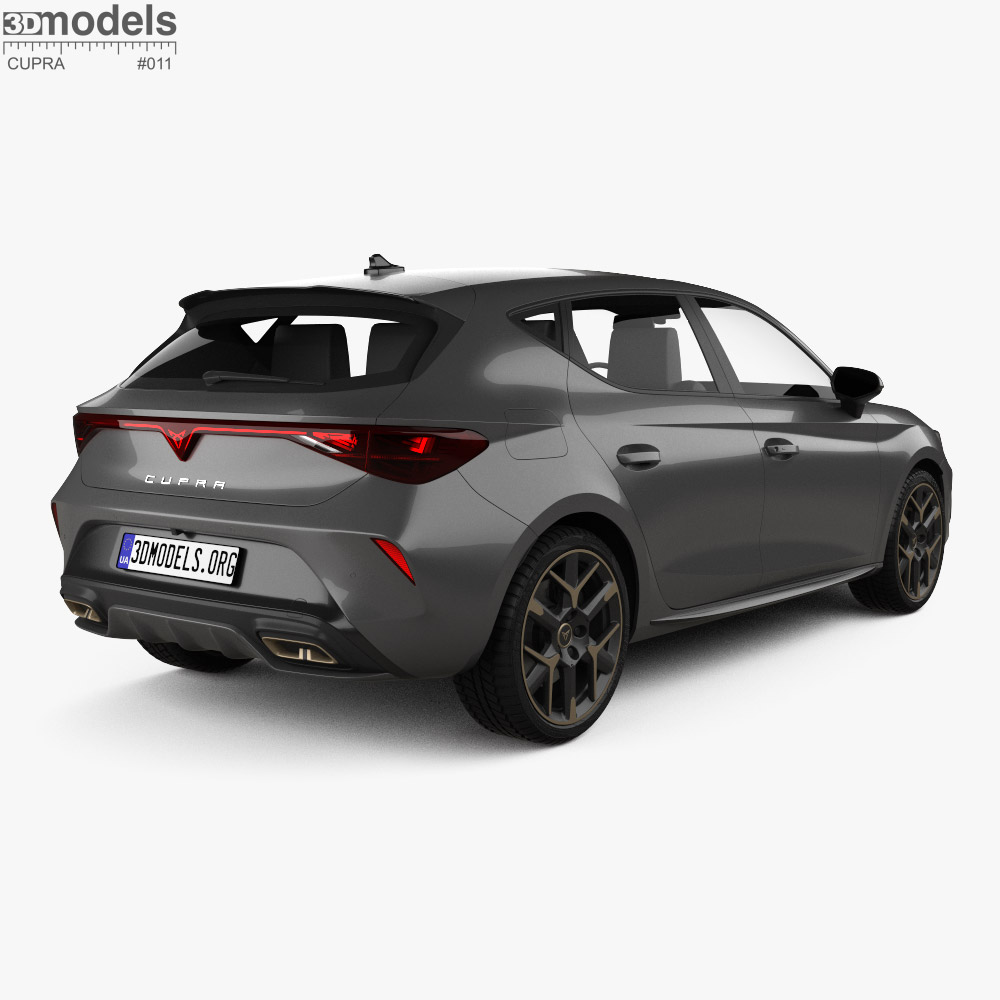 Cupra Leon hatchback eHybrid 2025 3D model - Download Hatchback on ...