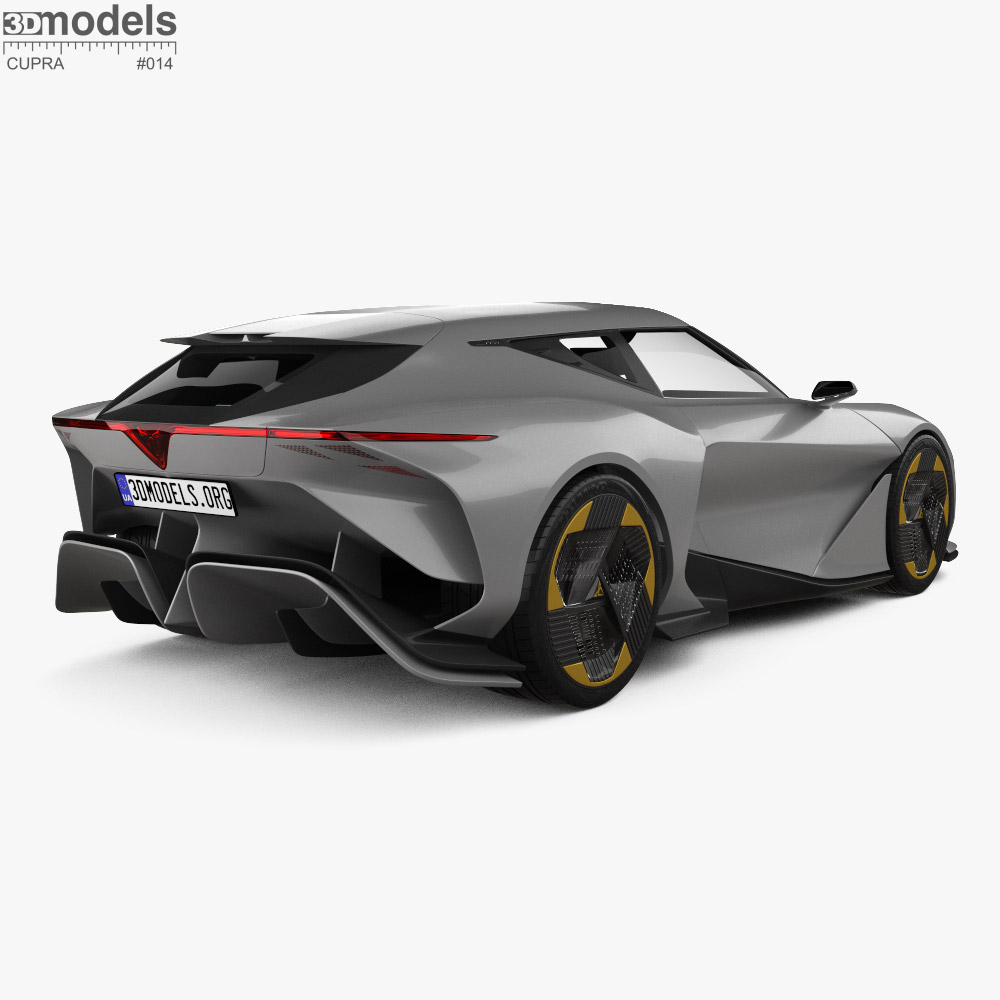 Cupra DarkRebel with HQ interior 2025 3D model - Download Sports car on ...