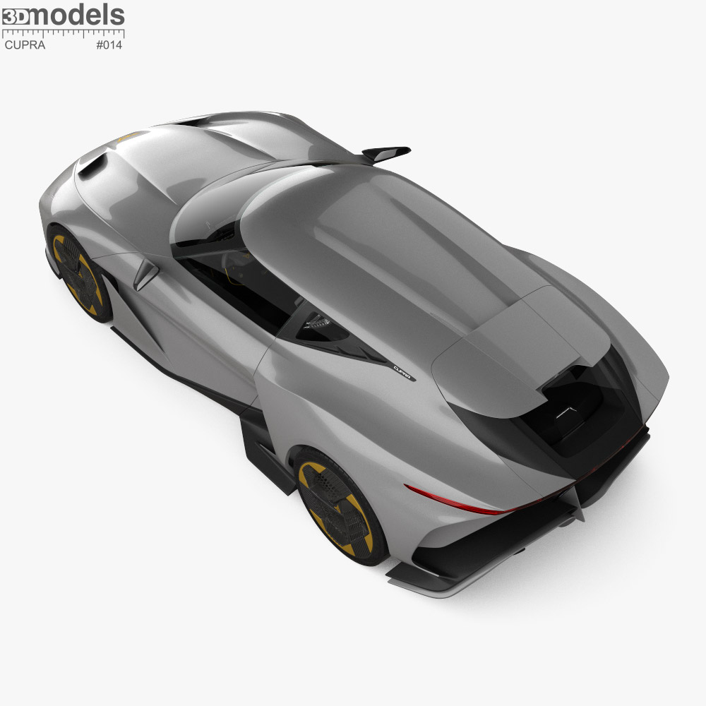 Cupra DarkRebel with HQ interior 2025 3D model - Download Sports car on ...