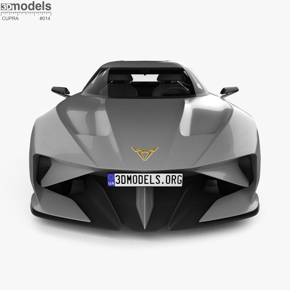 Cupra DarkRebel with HQ interior 2025 3D model - Download Sports car on ...