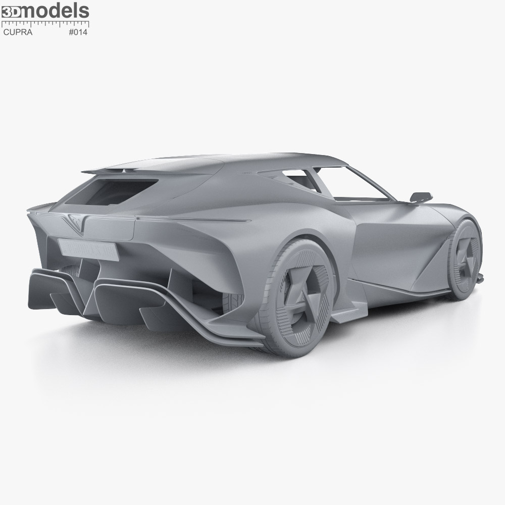Cupra DarkRebel with HQ interior 2025 3D model - Download Sports car on ...