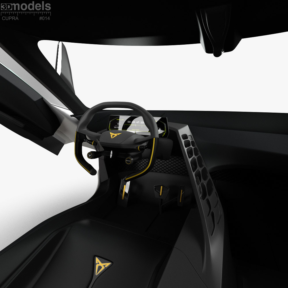 Cupra DarkRebel with HQ interior 2025 3D model - Download Sports car on ...
