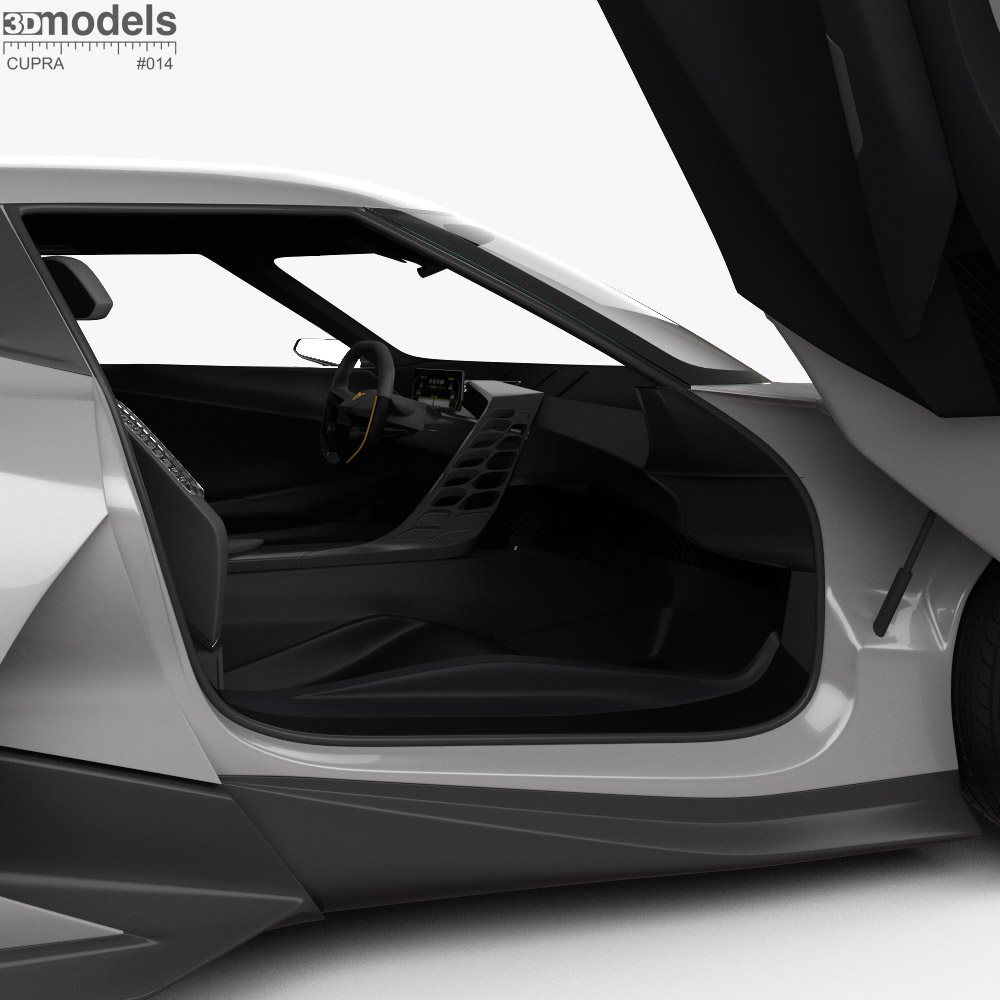 Cupra DarkRebel with HQ interior 2025 3D model - Download Sports car on ...