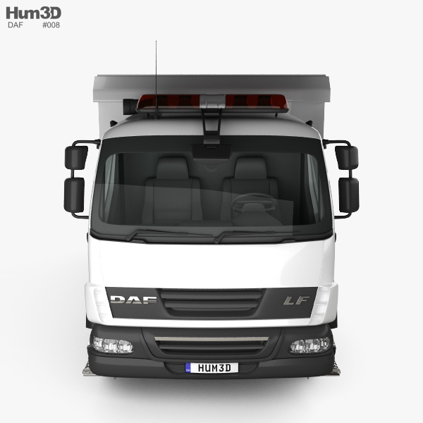 DAF LF Tipper 2014 3D model - Download Truck on 3DModels.org