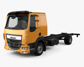 DAF LF Chassis Truck 2016 3D model - Download Truck on 3DModels.org