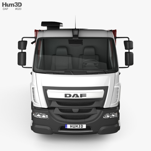 DAF LF Tipper Truck 2016 3D model - Download Truck on 3DModels.org