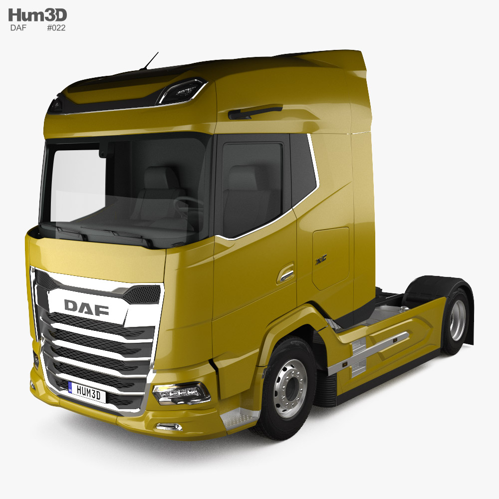 DAF XG FT Tractor Truck 2-axle 2024 3D model - Download Truck on ...