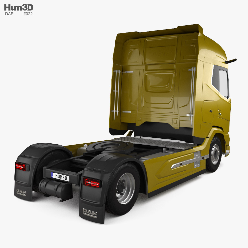 DAF XG FT Седельный тягач 2-х осный 2024 3D модель - Скачать Грузовики ...