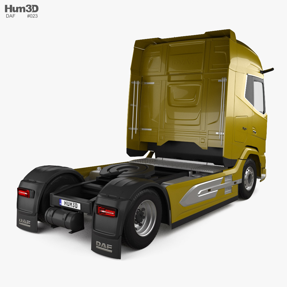 DAF XG Plus FTG Tractor Truck 2-axle 2025 3D model - Download Truck on ...