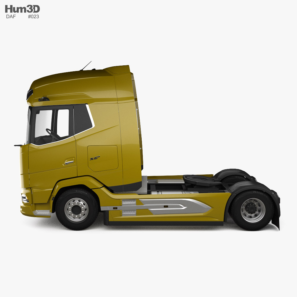 DAF XG Plus FTG Tractor Truck 2-axle 2025 3D model - Download Truck on ...