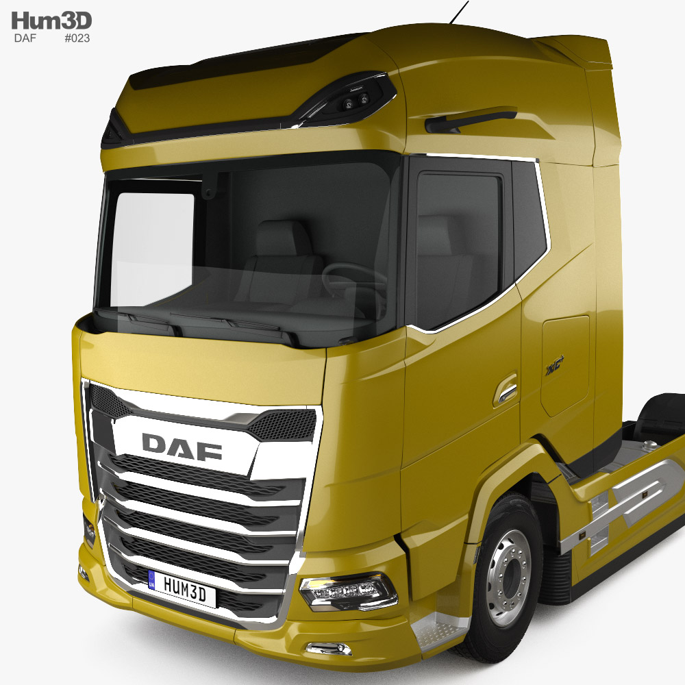 DAF XG Plus FTG Tractor Truck 2-axle 2025 3D model - Download Truck on ...