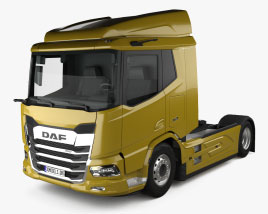 DAF XD FT Tractor Truck 2-axle 2024 3D model - Download Truck on ...