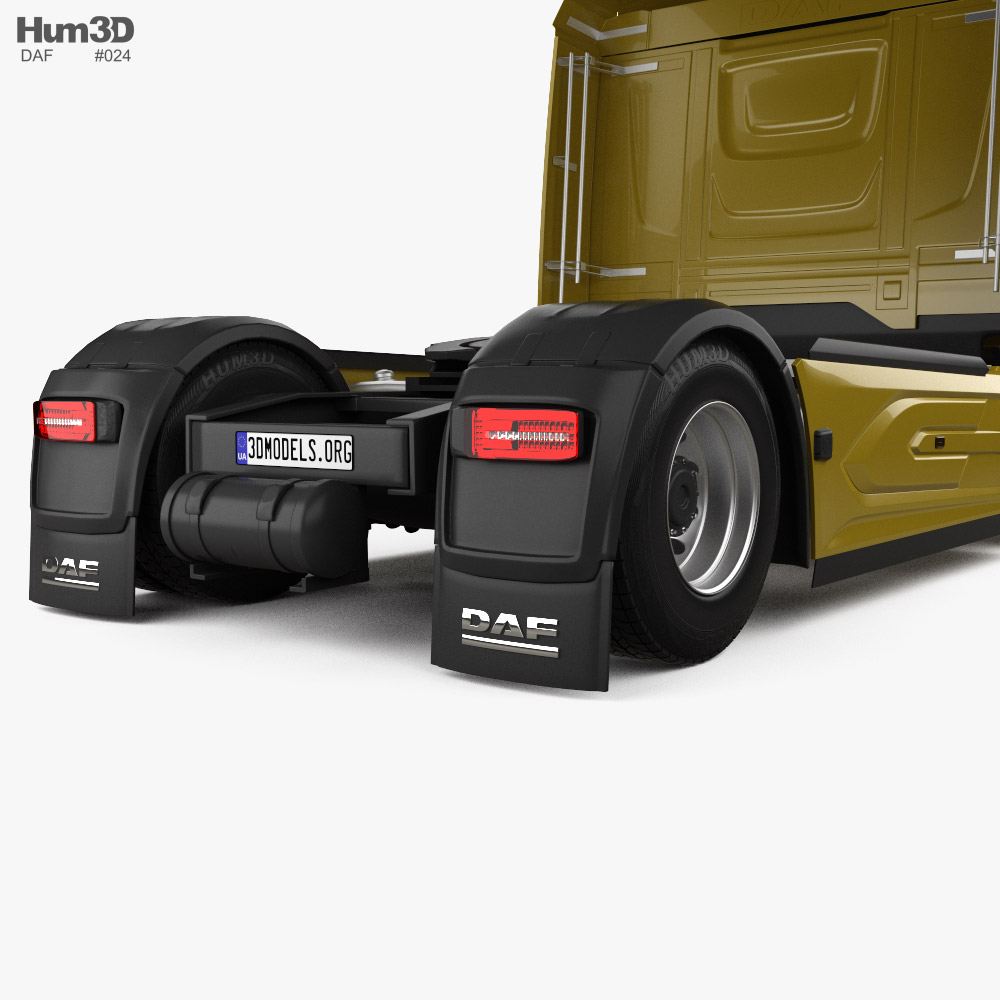 DAF XD FT Tractor Truck 2-axle 2024 3D model - Download Truck on ...