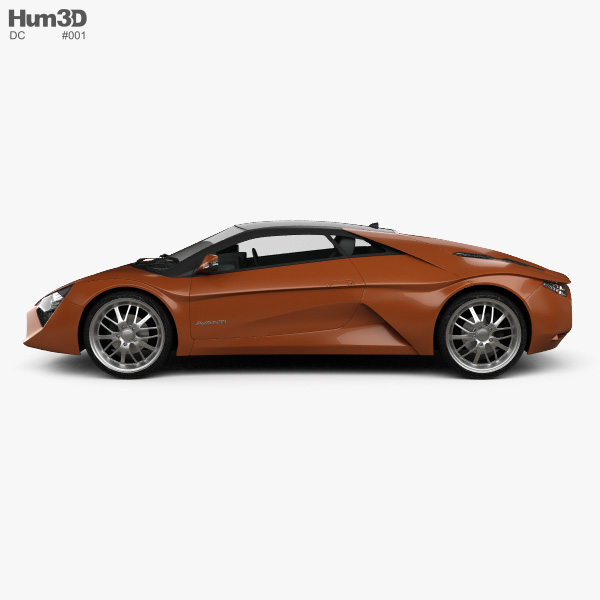 DC Avanti 2018 3D model - Download Sports car on 3DModels.org