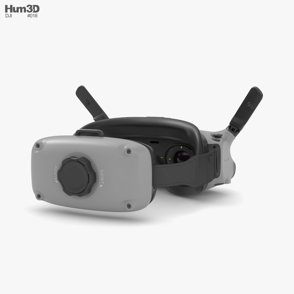 DJI Goggles Integra 3D model - Download Camera Drones on 3DModels.org