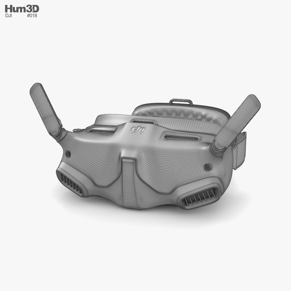 DJI Goggles Integra 3D model - Download Camera Drones on 3DModels.org