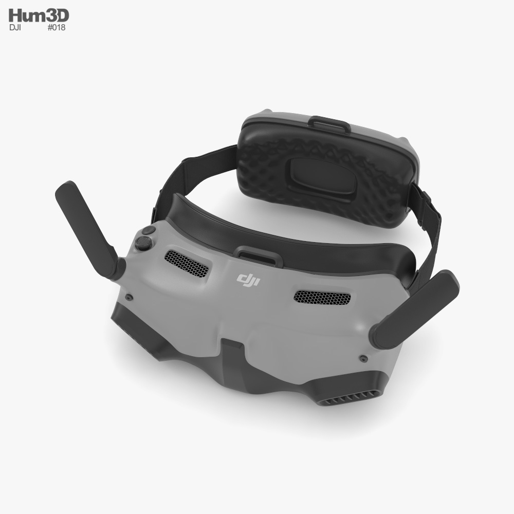 DJI Goggles Integra 3D model - Download Camera Drones on 3DModels.org