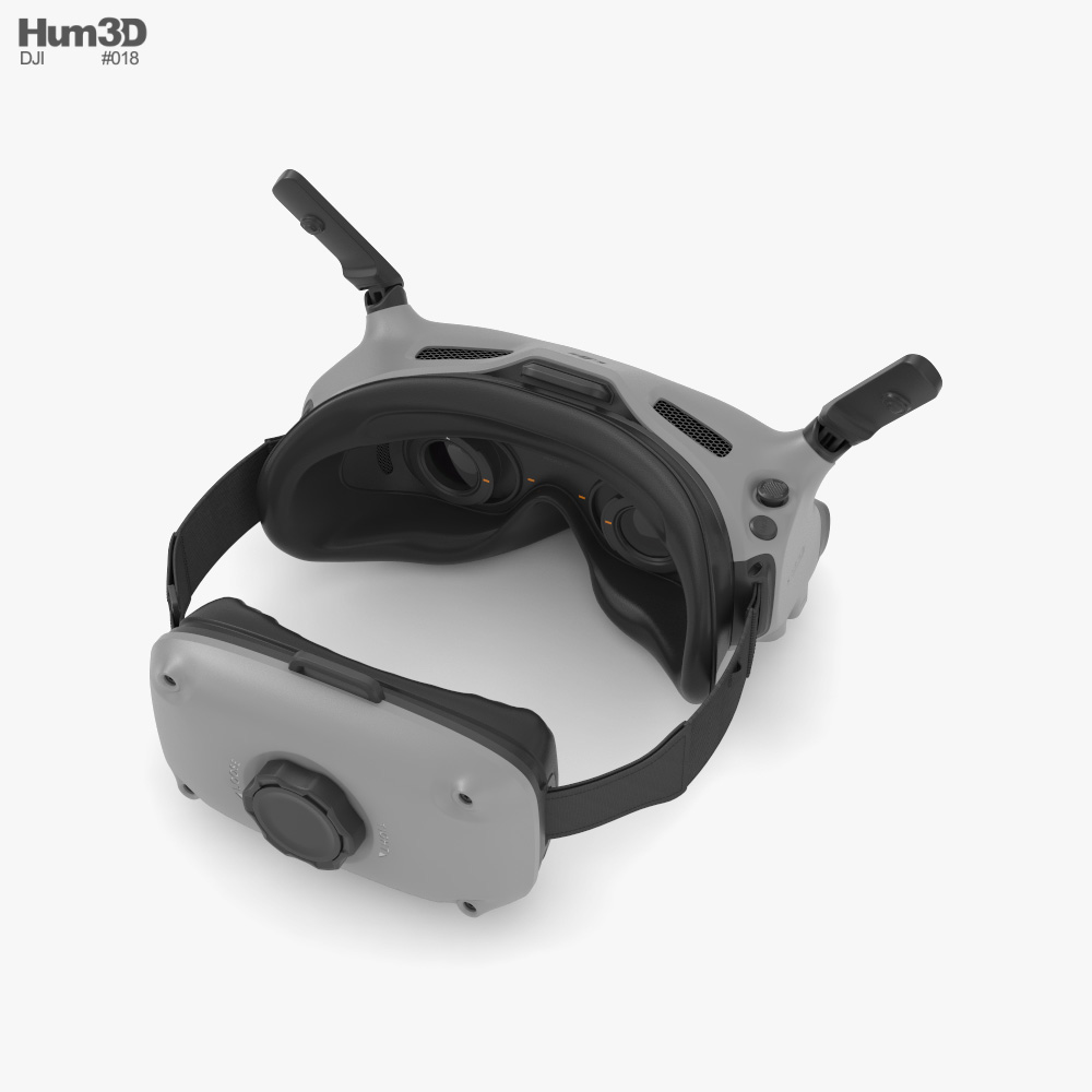 DJI Goggles Integra 3D model - Download Camera Drones on 3DModels.org