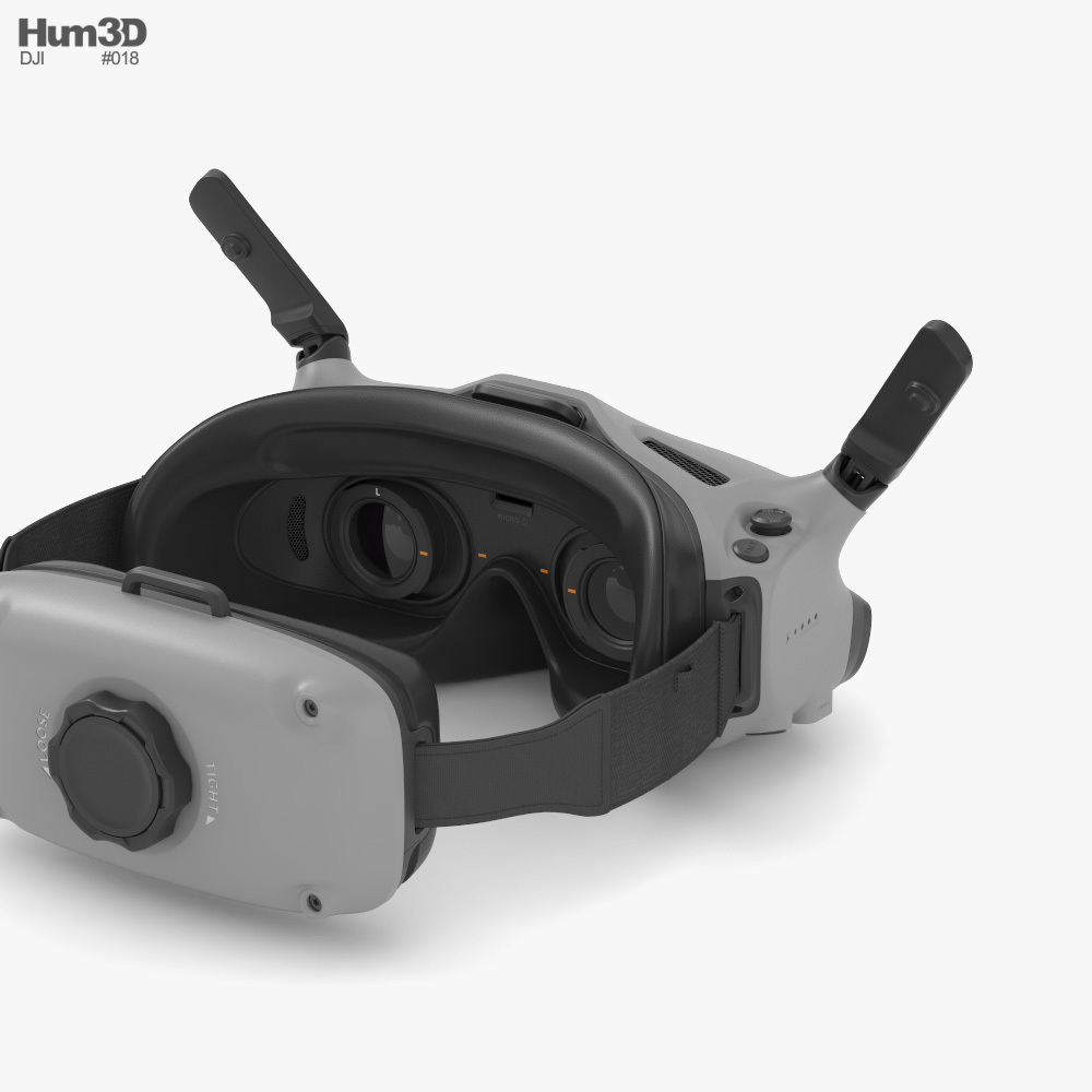DJI Goggles Integra Modelo 3D - Descargar Drones con cámara on 3DModels.org