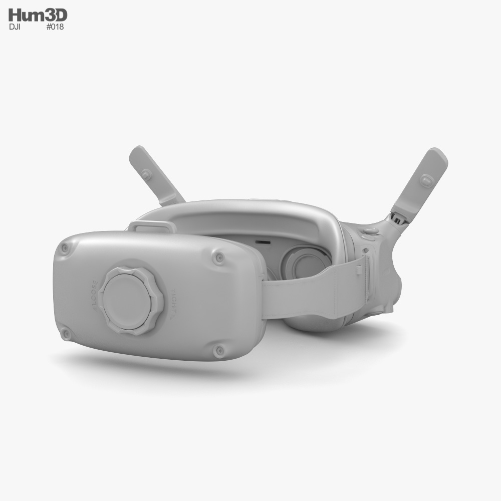 DJI Goggles Integra 3D model - Download Camera Drones on 3DModels.org