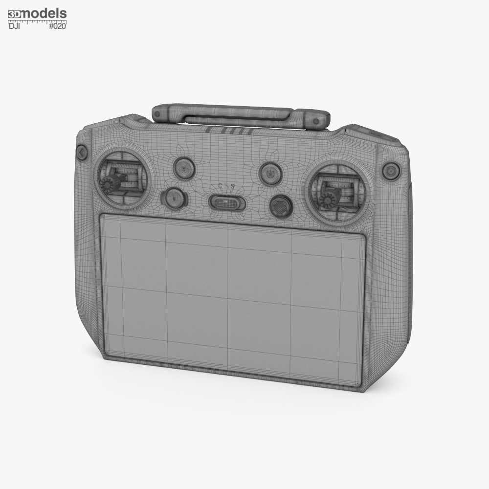 DJI RC Pro 遥控器 3D模型 - 下载 相机无人机 开启 3DModels.org