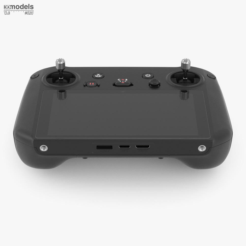 DJI RC Pro 遥控器 3D模型 - 下载 相机无人机 开启 3DModels.org