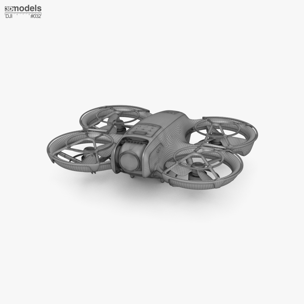 Дрон DJI Neo 3D модель - Скачать Дроны с камерой на 3DModels.org