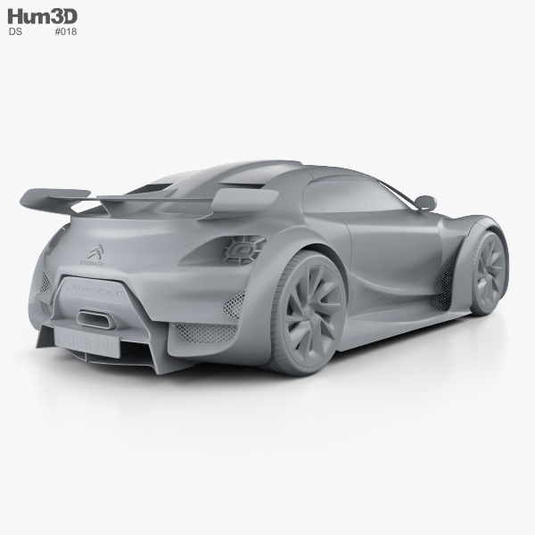 DS Survolt 2011 3D 모델 - 다운로드 Sports car on 3DModels.org
