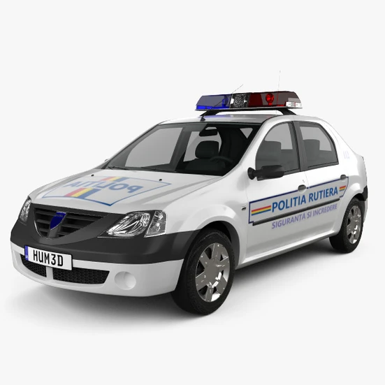 Police car 3D Models Download - 3DModels.org