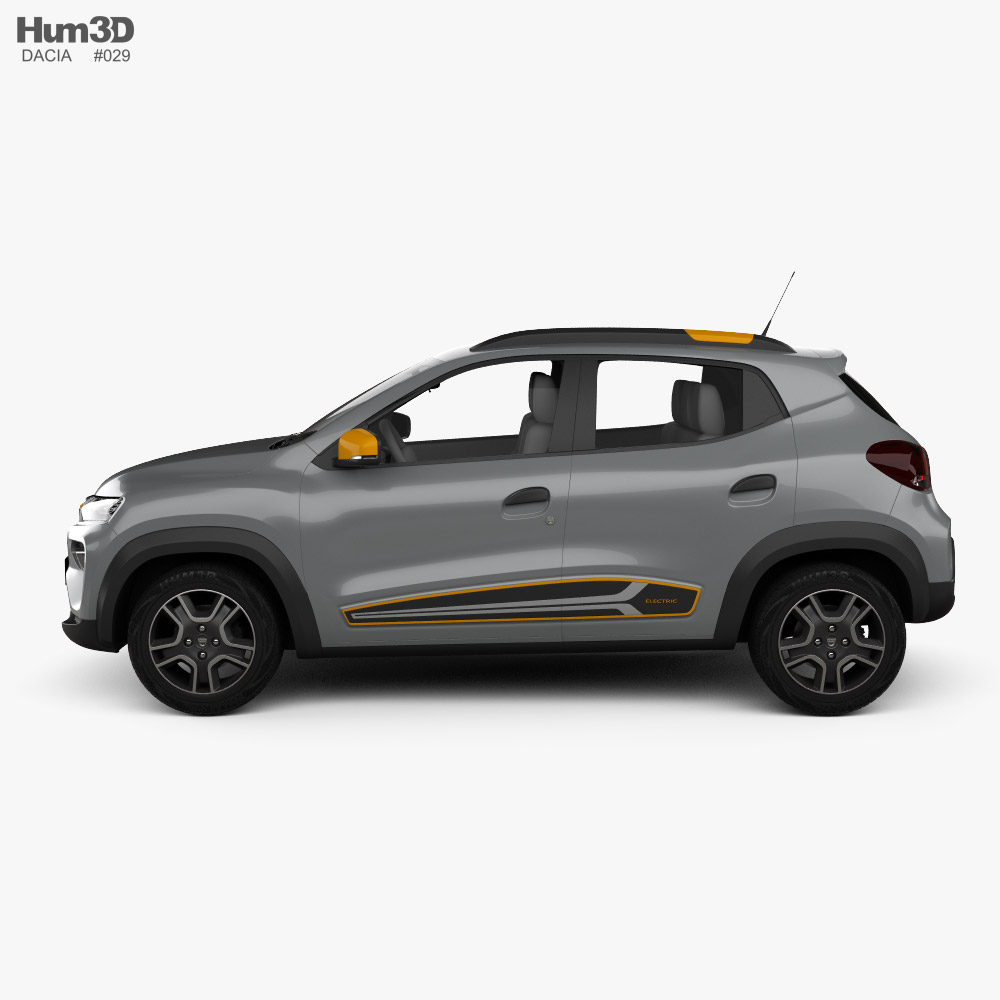 Dacia Spring Electric 2024 Modello 3D - Scarica Hatchback on 3DModels.org