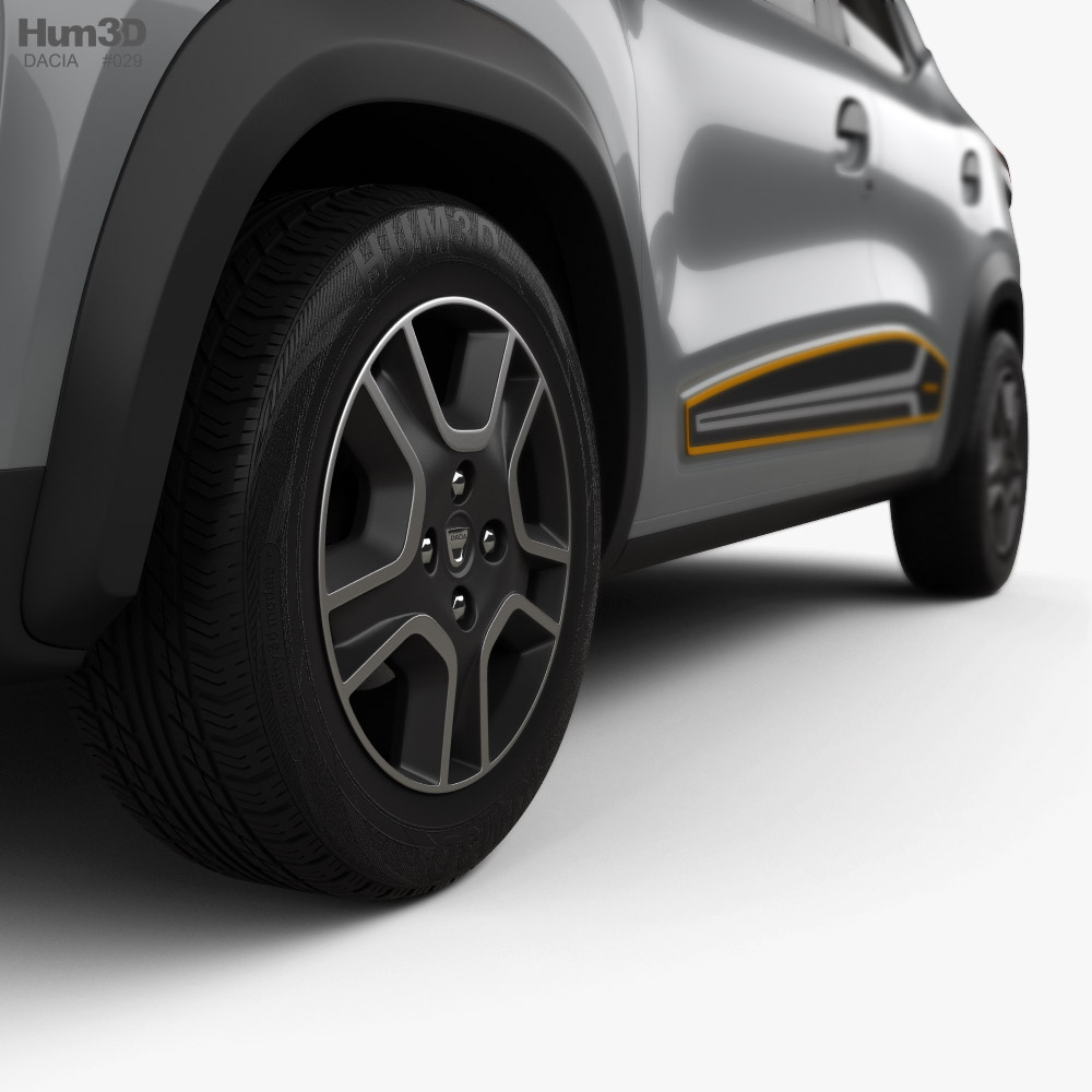 Dacia Spring Electric 2024 Modello 3D - Scarica Hatchback on 3DModels.org