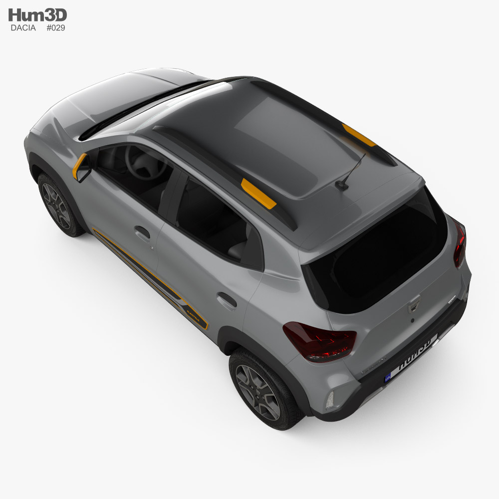 Dacia Spring Electric 2024 Modello 3D - Scarica Hatchback on 3DModels.org