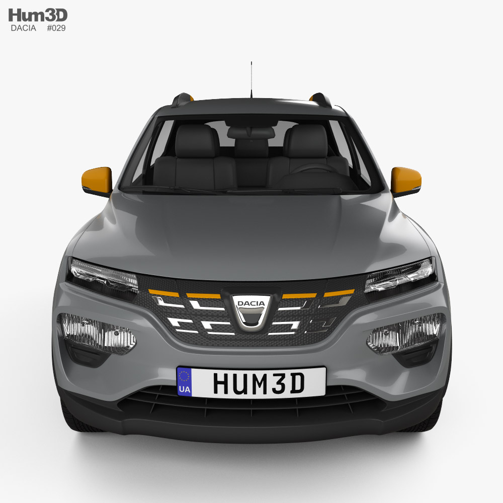 Dacia Spring Electric 2024 3D model - Download Hatchback on 3DModels.org