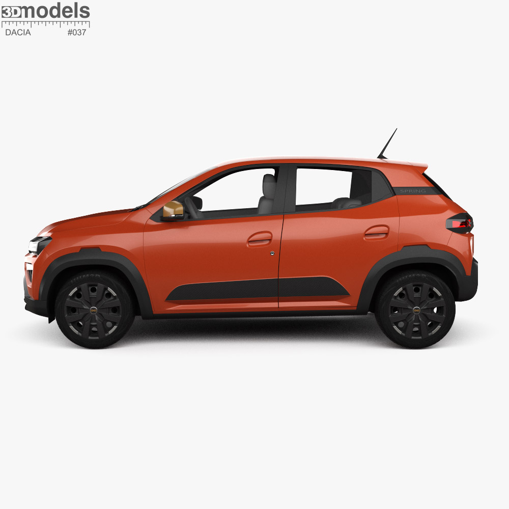 Dacia Spring 2025 3D model - Download Crossover SUV on 3DModels.org