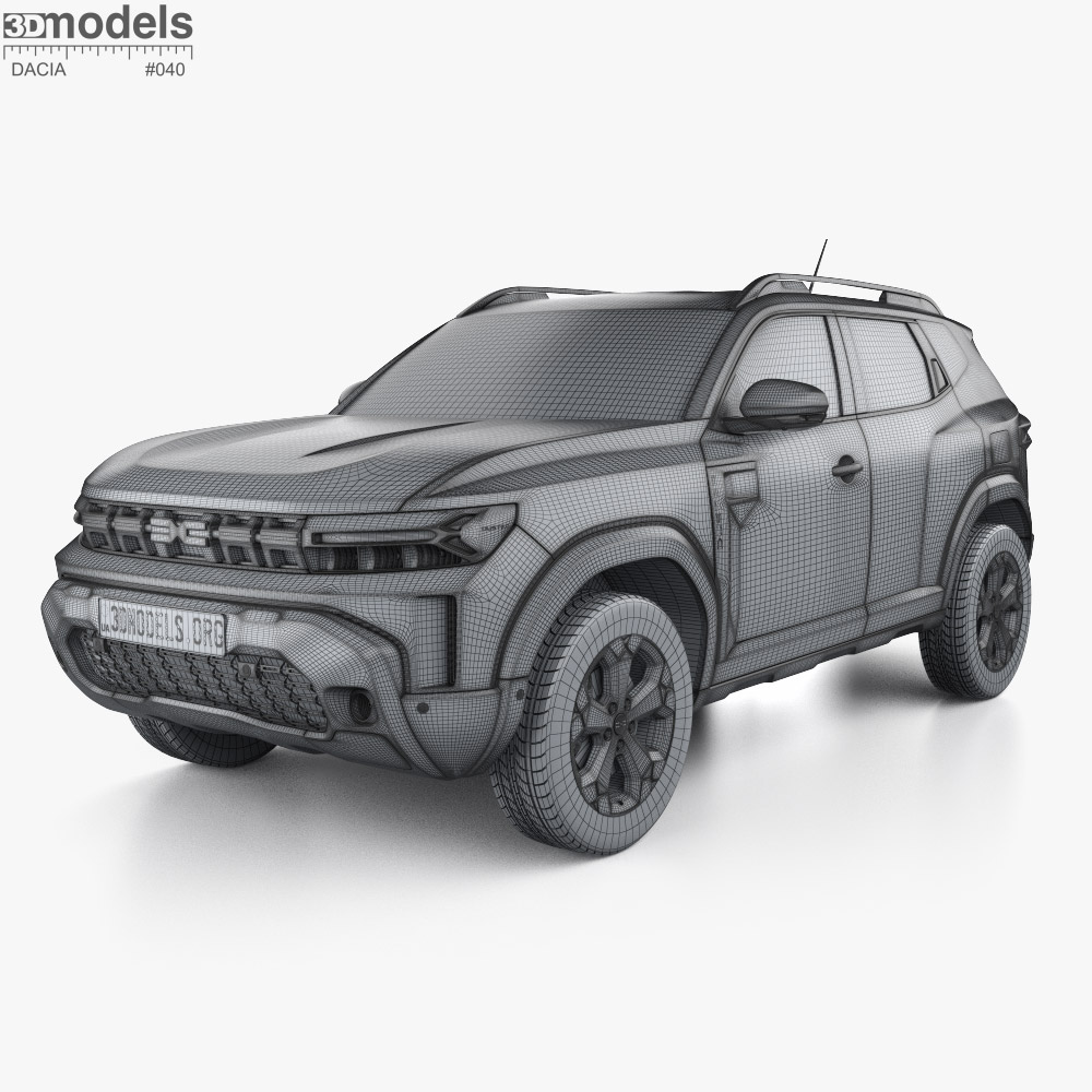 Dacia Duster Extreme 2025 Modelo 3D - Baixar Crossover SUV no 3DModels.org