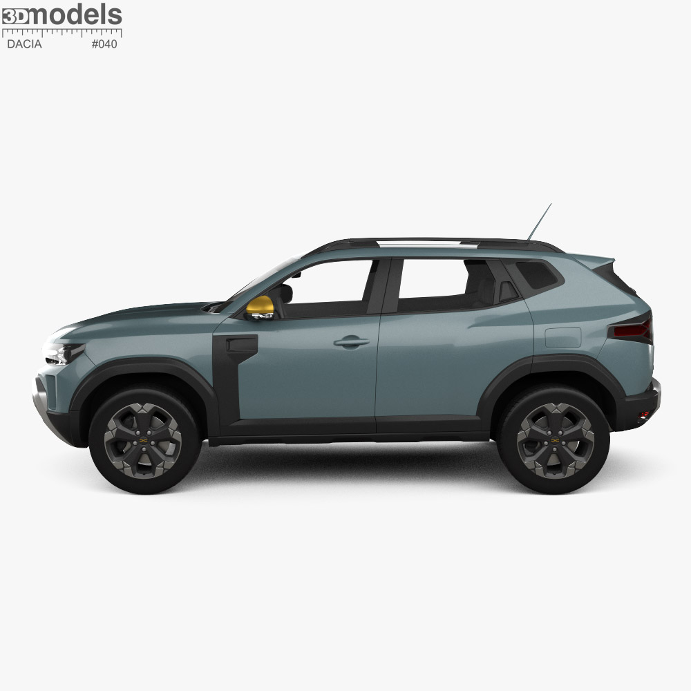 Dacia Duster Extreme 2025 3D model - Download Crossover SUV on 3DModels.org